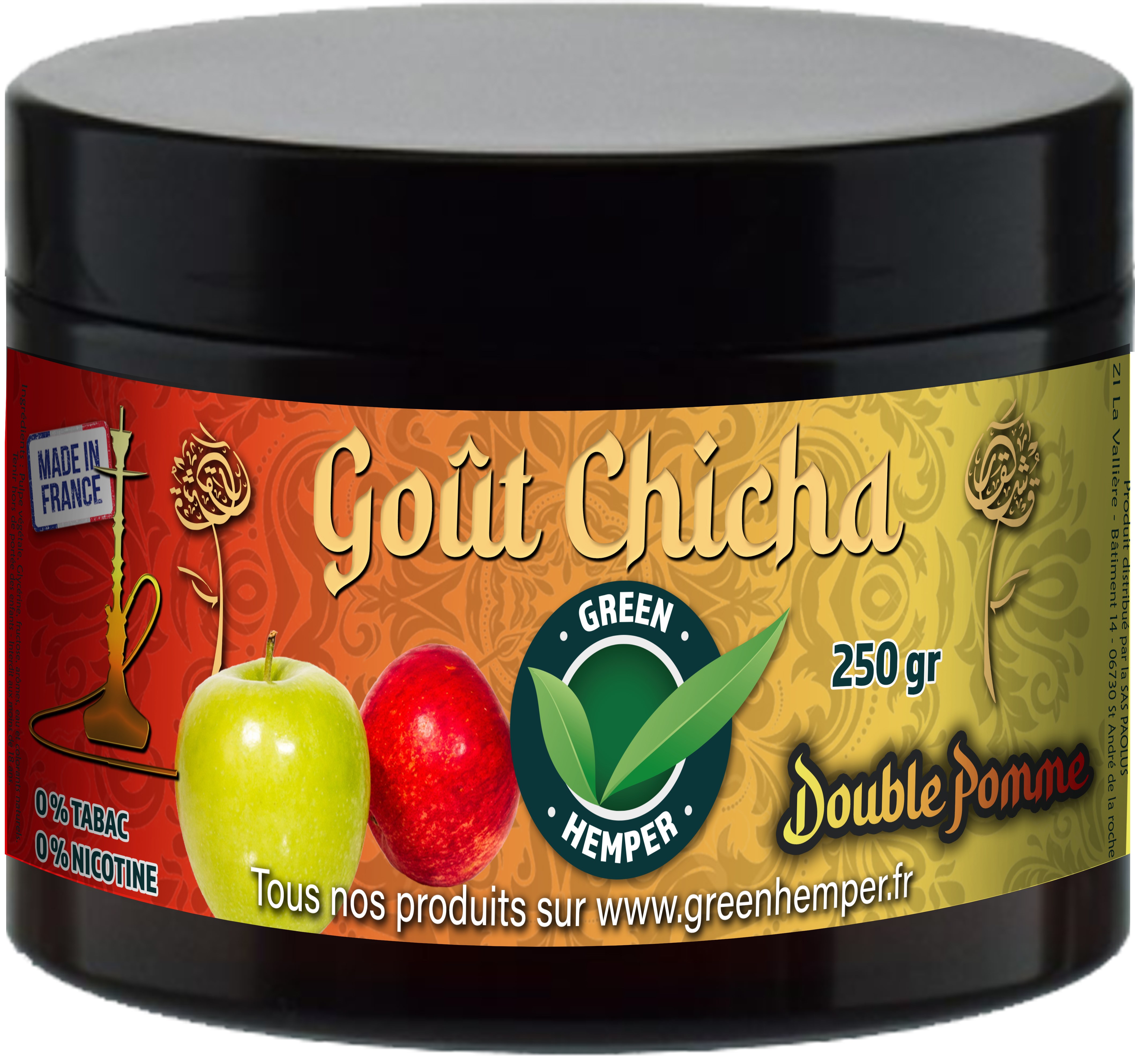 Goûts chicha - Green Hemper